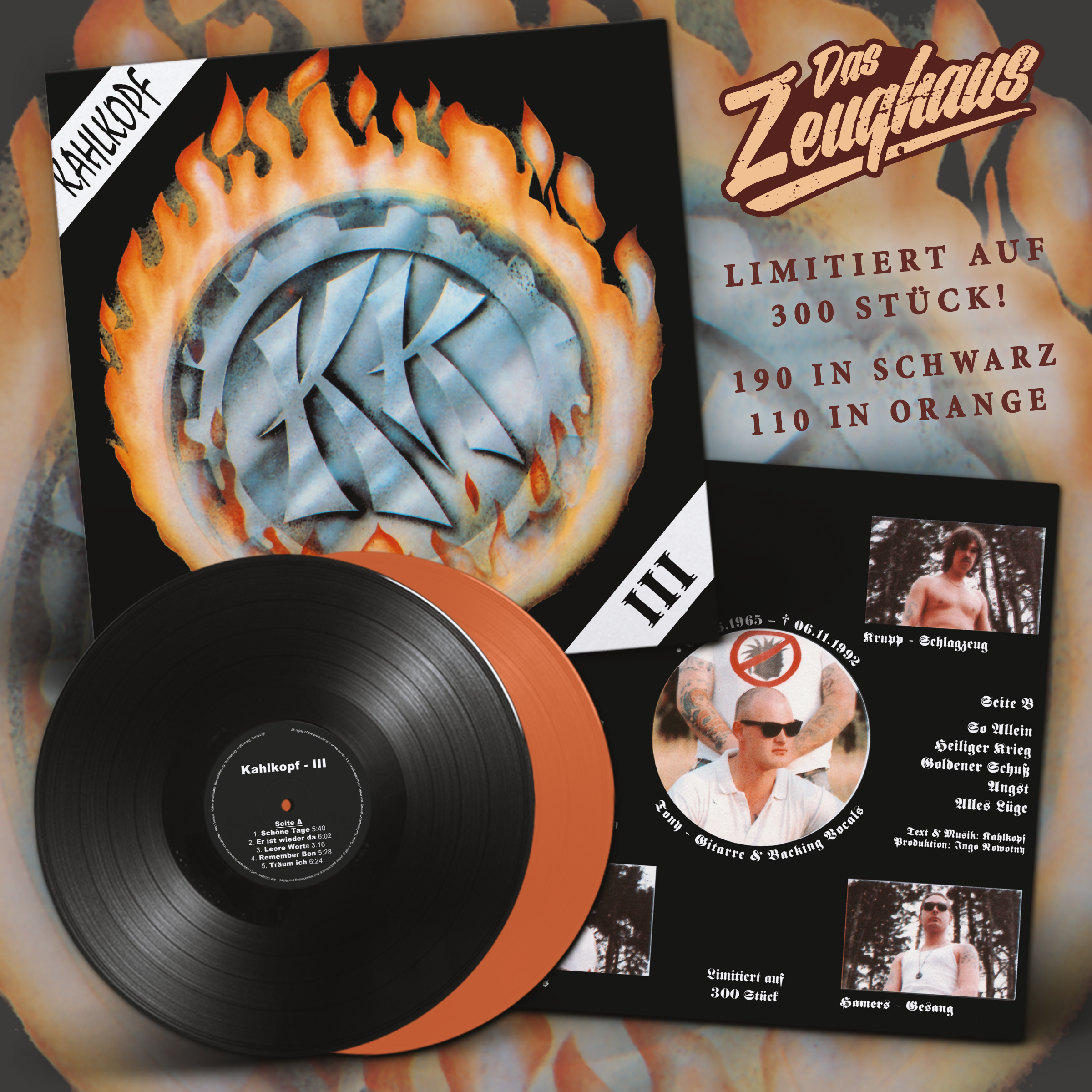 Kahlkopf - III LP | orange | SW11062.1